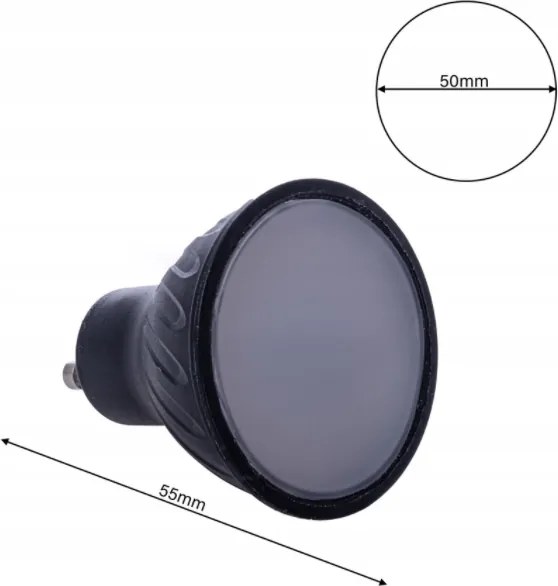 LED žárovka Tople GU10 teplá bílá