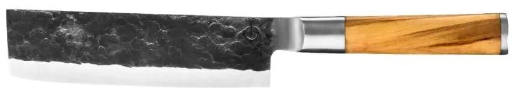 Japonský nůž na zeleninu Olive 17,5 cm, FORGED