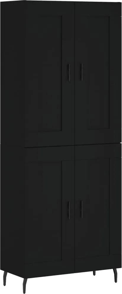 vidaXL Skříň highboard 69,5 x 34 x 180 cm kompozitní dřevo [3199698] Barva: Betonová šedá