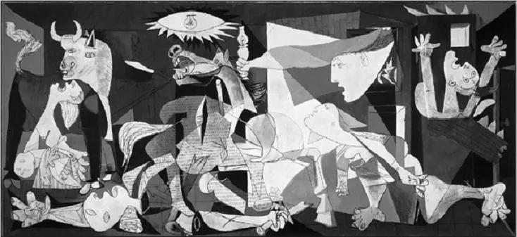 Obraz, Reprodukce - Guernica, 1937, Picasso Pablo, (100 x 50 cm)