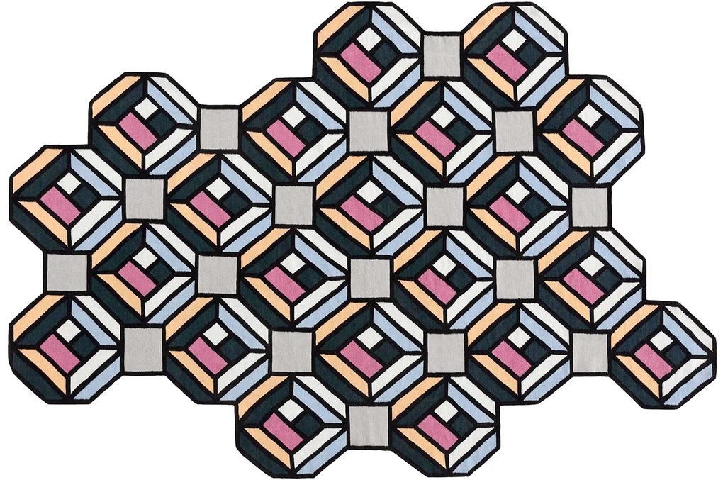 GAN designové koberce Parquet Tetragon (213 x 312 cm)