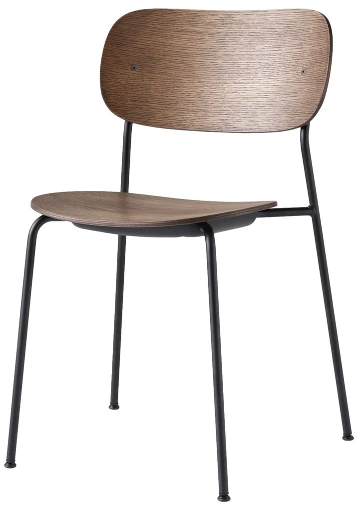 AUDO (MENU) Židle Co Chair, Black / Dark Oak