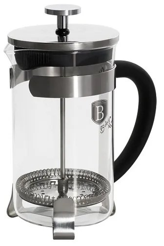 BERLINGERHAUS Konvička na čaj a kávu French Press 350 ml černá BH-1786