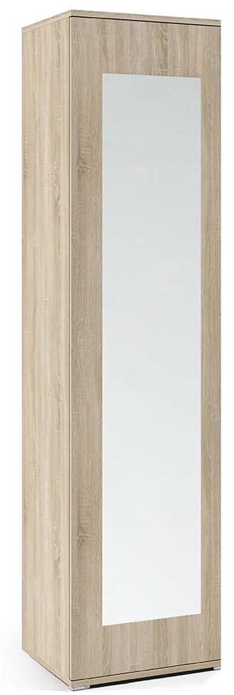 Eka Šatní skříň Trinity 45 cm, se zrcadlem Barva dřeva: Grafit