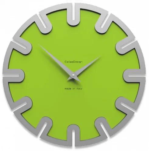Designové hodiny 10-017 CalleaDesign Roland 35cm (více barevných variant) Barva tmavě zelená klasik-77 - RAL6004