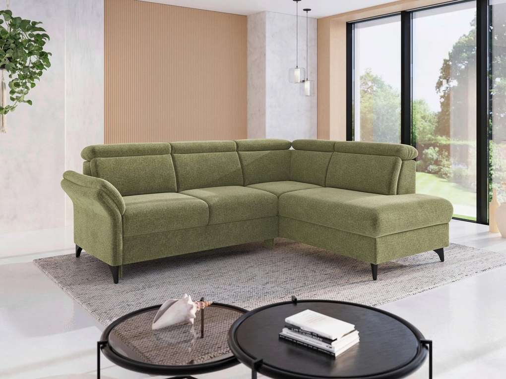 XXXLutz ROHOVÁ SEDAČKA, textil, světle zelená Sit & More - Sedací soupravy - 00014402582B