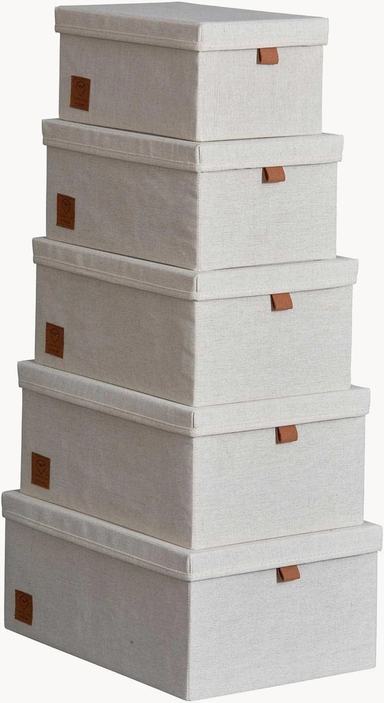 Sada úložných boxů Premium, 5 dílů