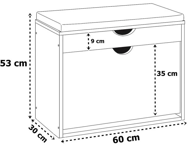 Botník HEDOR bílý