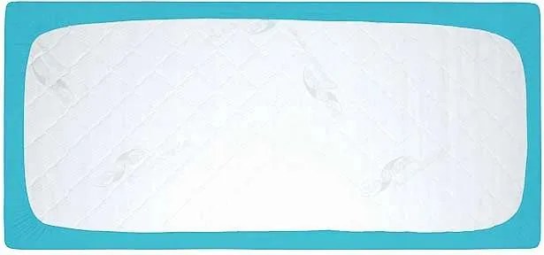 Jersey prostěradlo středně tyrkysové na výšku matrace do 20 cm Velikost: 180 x 220