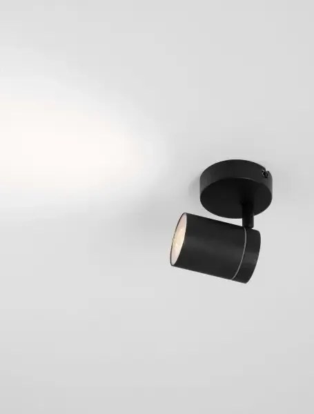 LED černé designové stropní svítidlo Alma