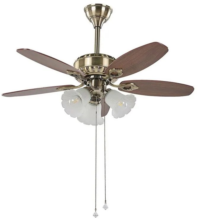 Stropní ventilátor zlatý NADELA Beliani