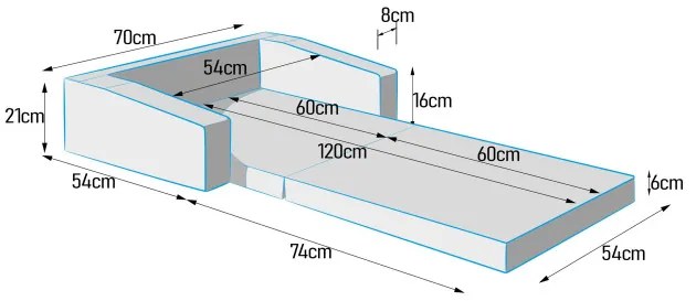Cestovní postýlka DREAMER spící medvěd