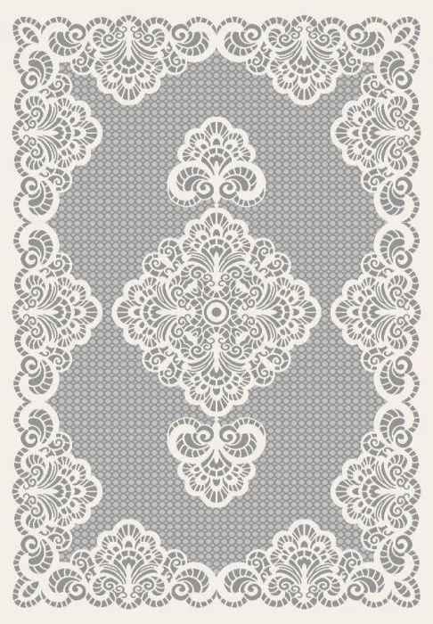 Vopi | Kusový koberec Alpina 5230 grey - 80 x 150 cm