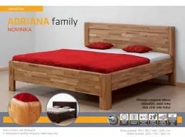 BMB POSTEL Z MASIVU ADRIANA FAMILY DUB 90x200cm