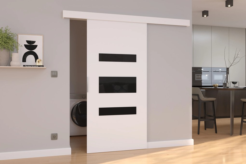 ADRK Furniture Posuvné nástěnné dveře DESIO 96 SD-DES-W-96