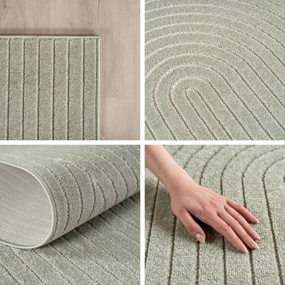 Zelený vnitřní a venkovní koberec 140x200 cm Nova 1201 – Ayyildiz Carpets