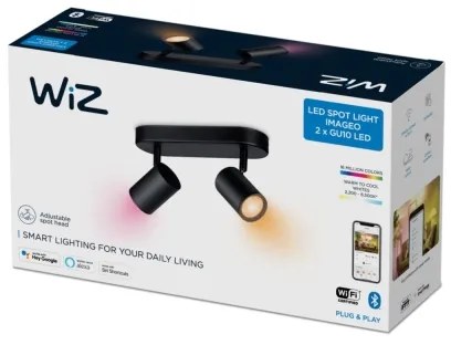 WiZ - LED RGBW Stmívatelné bodové svítidlo IMAGEO 2xGU10/4,9W/230V Wi-Fi