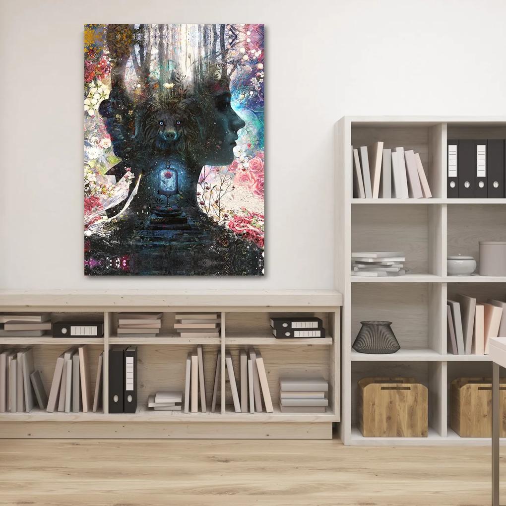Gario Obraz na plátně Kráska a zvíře - Barrett Biggers Rozměry: 40 x 60 cm
