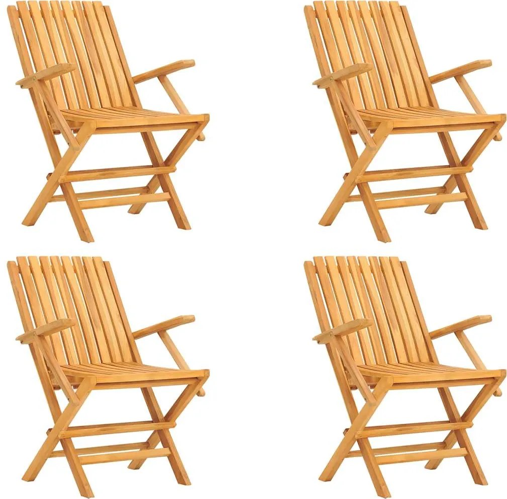 5dílný zahradní jídelní set masivní teakové dřevo 3155028