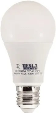 Tesla LED žárovka BULB E27 9W / 230V / 806lm / 25 000h / 3000K / teplá bílá (BL270930-4)