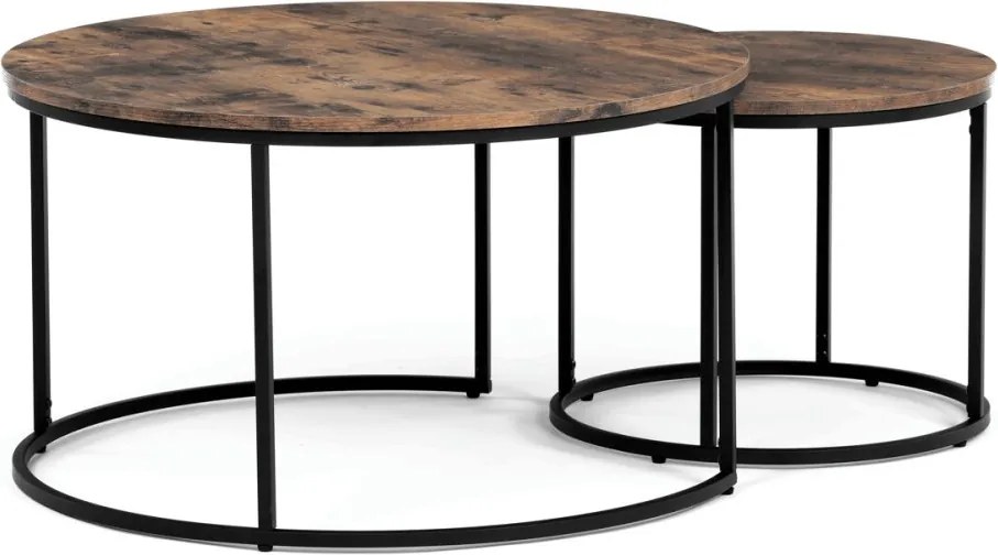 Konferenční stolek 80x80x45cm AF-3002 OLW, mdf, old wood