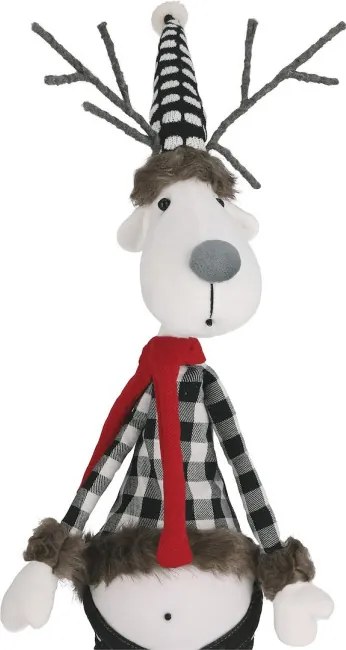 Vánoční figurka látkového soba 110 cm