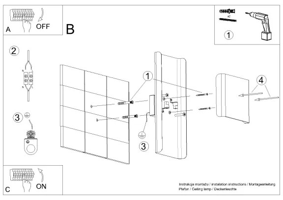 Sollux SL.1352 - Nástěnné svítidlo DURLIN 2xG9/8W/230V bílá