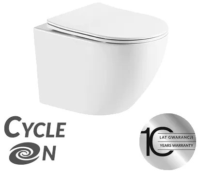Geberit Geberit, závěsný set pod omítku Duofix Delta + závěsná WC mísa Desna s toaletním sedátkem z duroplastu, Vortex splachování, bílá lesklá, LAV-SETDESNAGEB