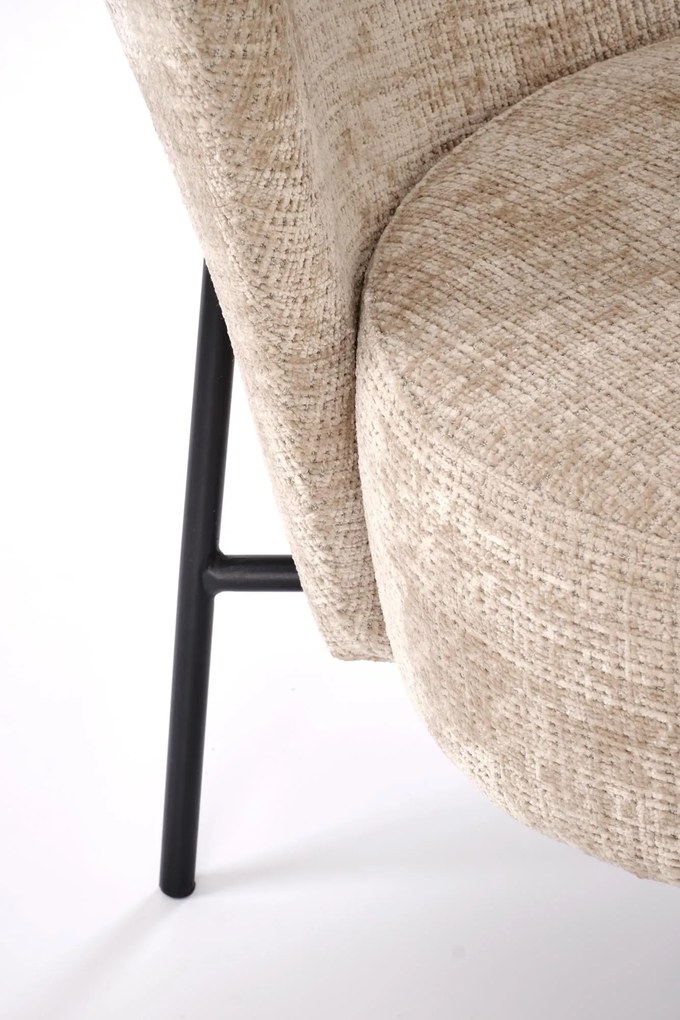 Čalouněné designové křeslo CEZAR béžové