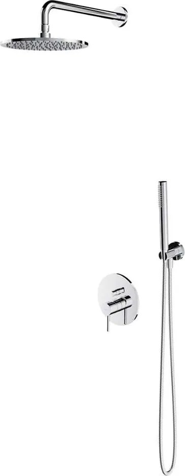 OMNIRES Y - Sprchový set s baterií pod omítku, s tělesem, průměr 25 cm, chrom SYSY35CR