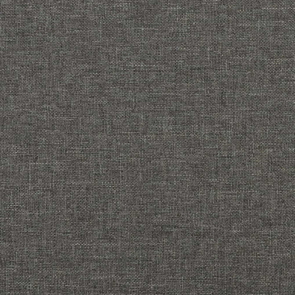 Box spring postel s matrací tmavě šedá 120x190 cm textil 3269658