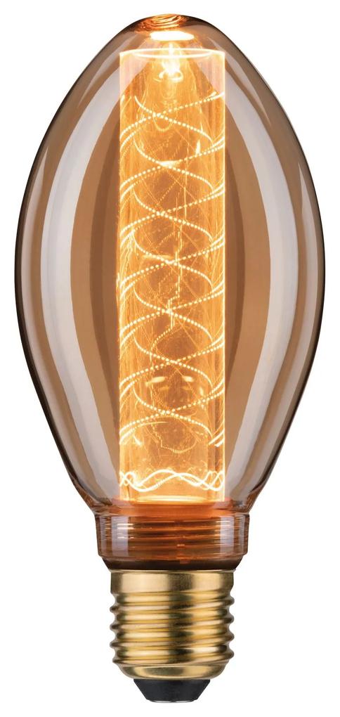 Paulmann 28827 LED vintage zlatá žárovka se spirálou, 3,6W LED E27 1800K, výška 16,2cm