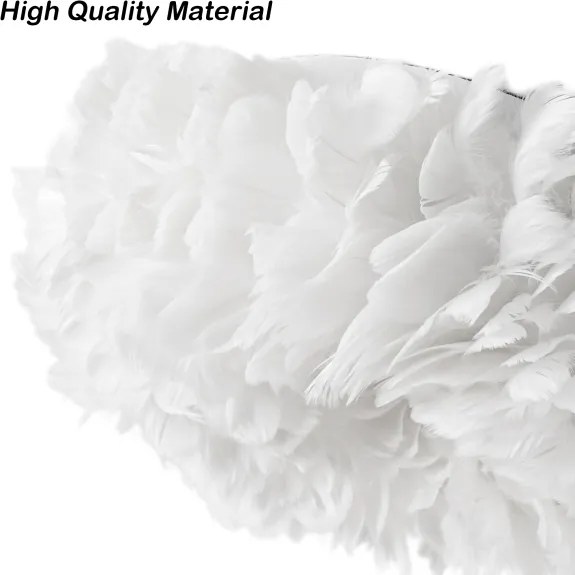 BRILAGI - Stropní svítidlo FEATHER 3xE27/40W/230V pr. 40 cm bílá