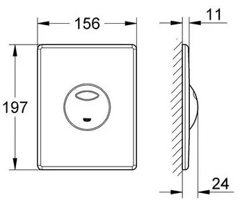 Grohe Skate Splachovací tlačítko 38862P00