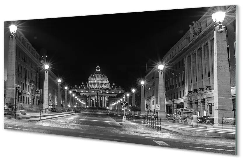 akrylový obraz Řím Chapel road 125x50 cm
