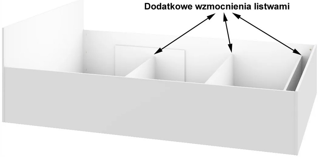 Akord ZVEDACÍ POSTEL CLP 140x200 OSKRZYNIA + ROŠT SONOMA