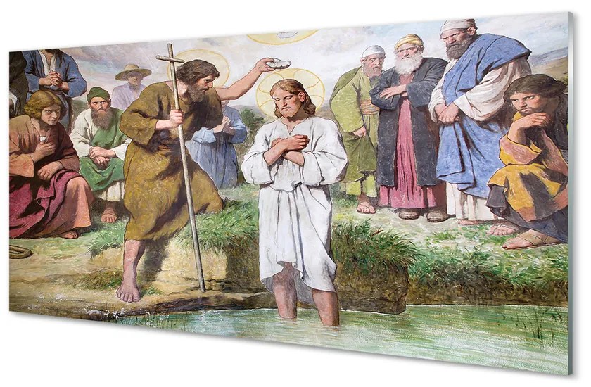 akrylový obraz obrázek Ježíše 140x70 cm
