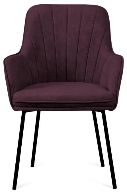 DOLMAR SEDAČKY Jídelní židle - KR-8, různé tkaniny a barvy na výběr Čalounění: tmavě béžová (Uttario Velvet 2976)