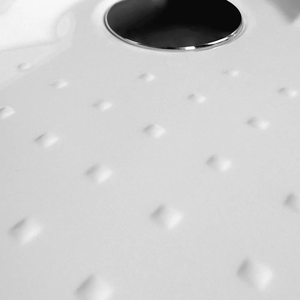 Roth TAHITI-M 800 čtvrtkruhová sprchová vanička 80 x 80 x 3 cm 8000064 litý mramor