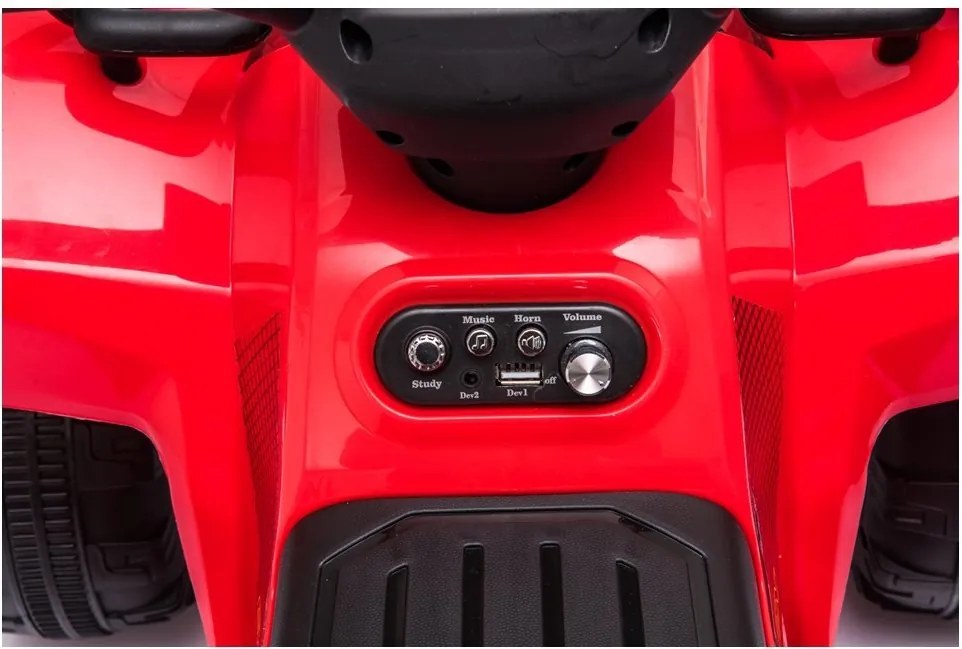 LEAN CARS Elektrická čtyřkolka JS320 červená