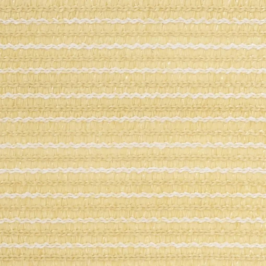 vidaXL Balkonová zástěna 120 x 400 cm HDPE [310917] Barva: Žlutá