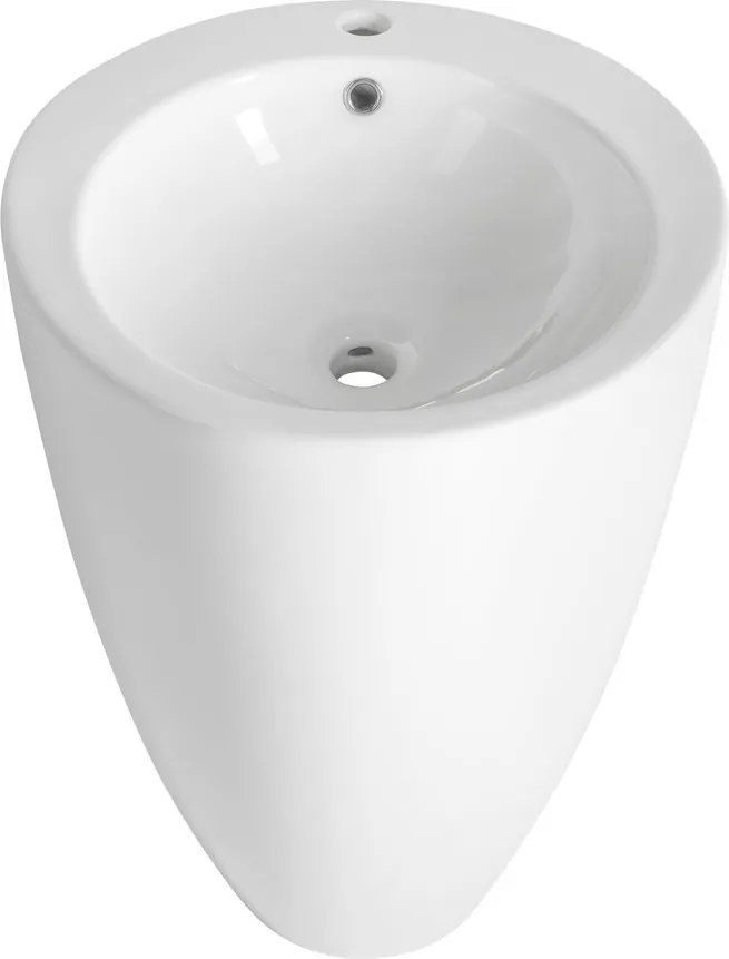 Aqualine Aqualine, Keramické umyvadlo volně stojící, 50x84cm, bílá, VS701