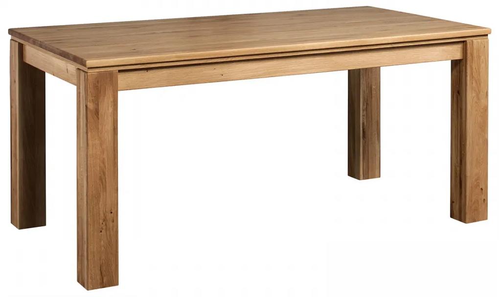 AMI nábytek Dubový stůl obdélníkový Torino 160x90cm č.60 Přírodní