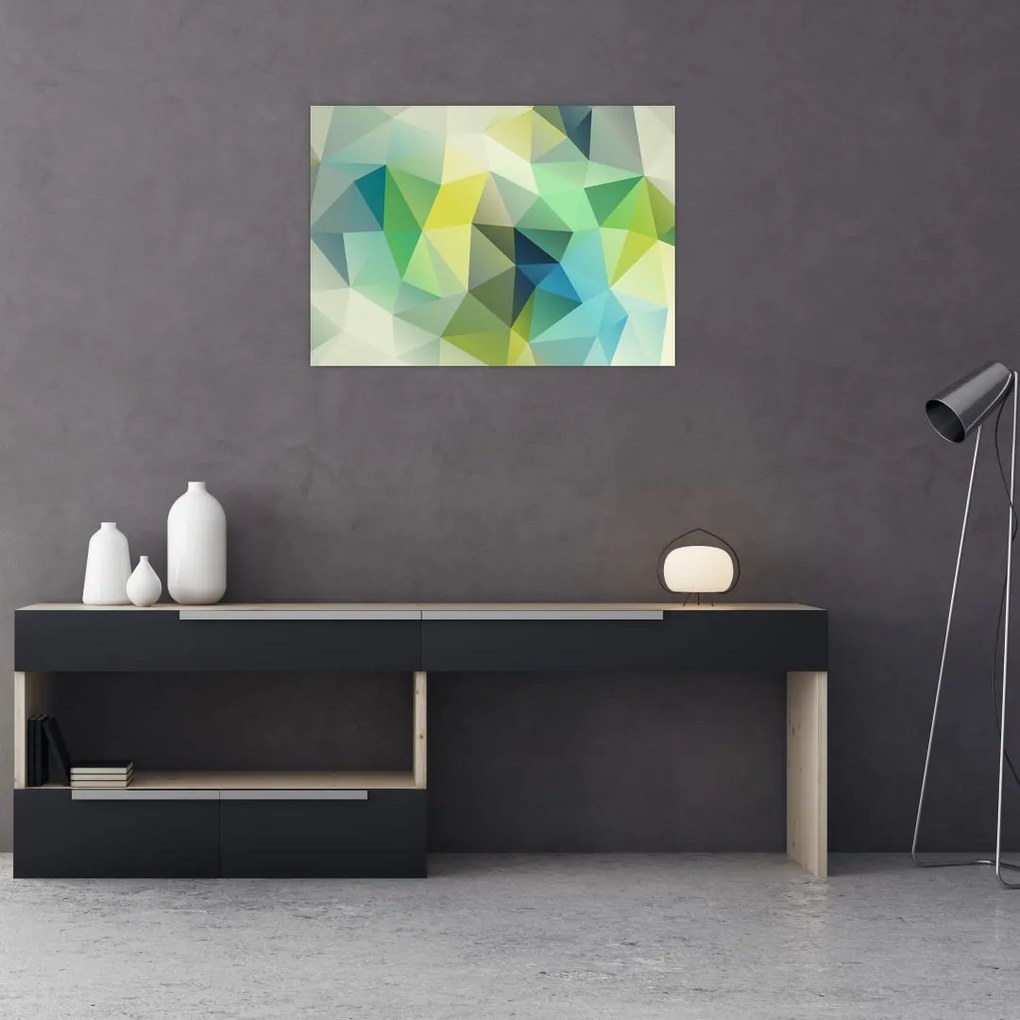 Obraz geometrické abstrakce (70x50 cm)