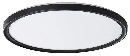 KANLUX KANLUX, AZPO stropní LED svítilna, průměr 225mm, 11,8 W, IP54, černá mat, 31501