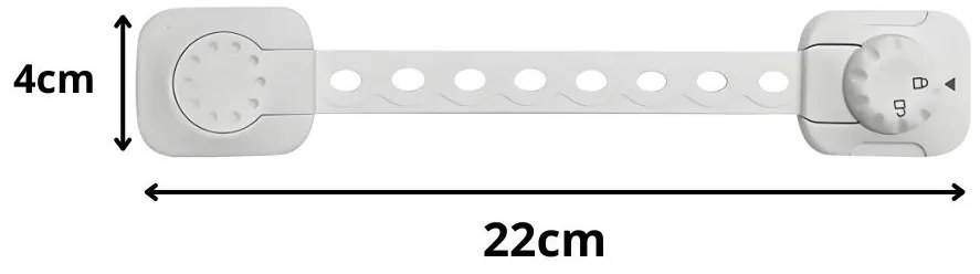 Verk Group Zámek na skříňky, zásuvky, nábytek, dveře před dětmi