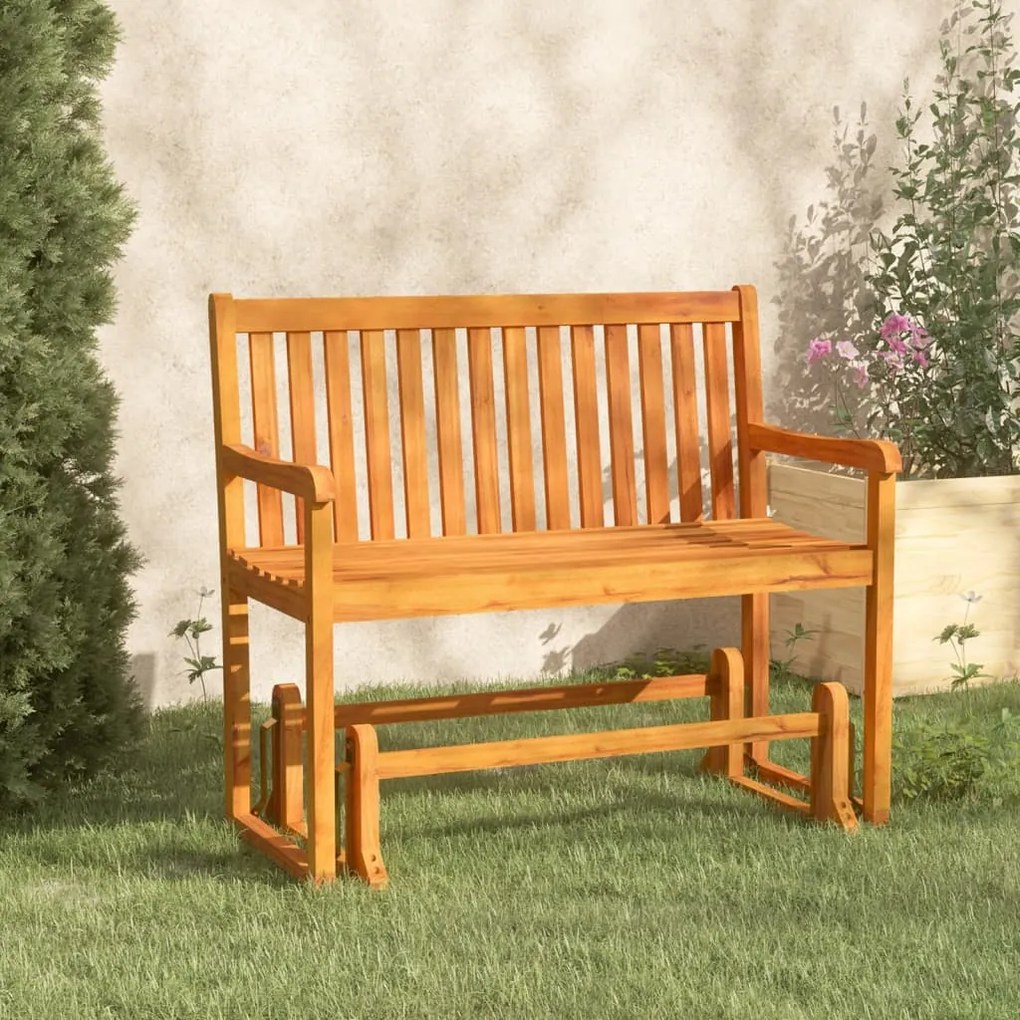 Zahradní houpací lavice 110 cm masivní akáciové dřevo 316608
