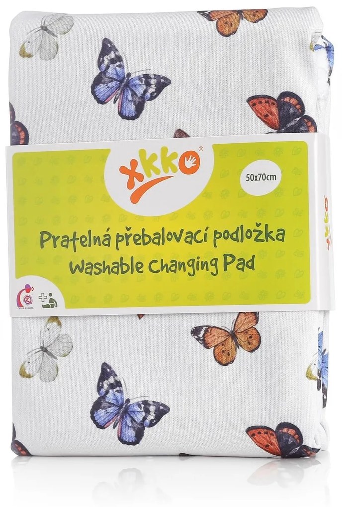 Kikko Pratelná přebalovací podložka 50x70 cm Digi Butterflies