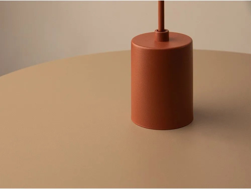 Béžové kovové závěsné svítidlo ø 40 cm Ori – Micadoni