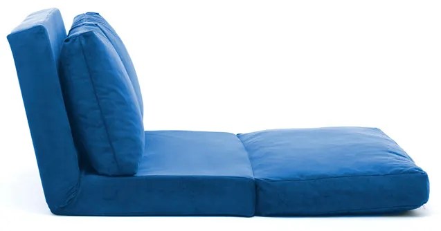 Hanah Home Rozkládací futonová pohovka TAIDA modrá 859FTN1266